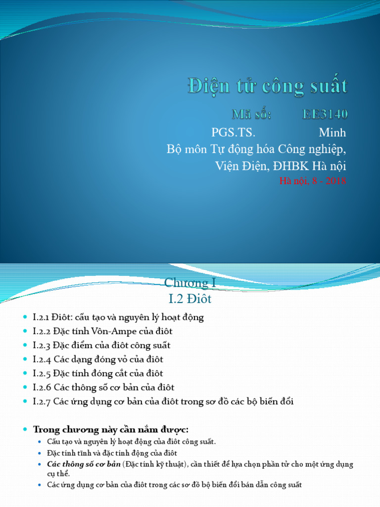 Pe CH1 - PTBD - Diode | PDF