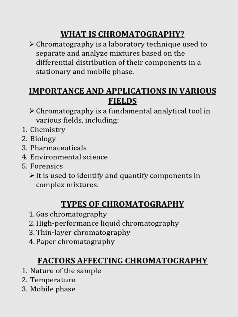 Year 8 Chemistry Project | PDF | Chromatography | Laboratory Techniques