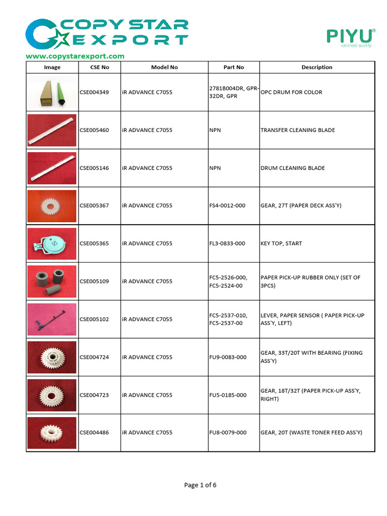 Ir Advance C7055-7065-7260-7270 | PDF