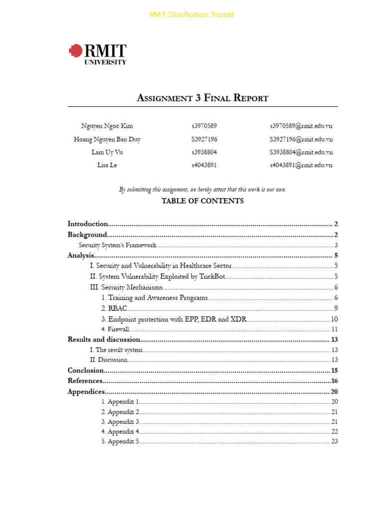 Jinx - SecurityInComputingAndIT - FinalReport | PDF | Security | Computer Security