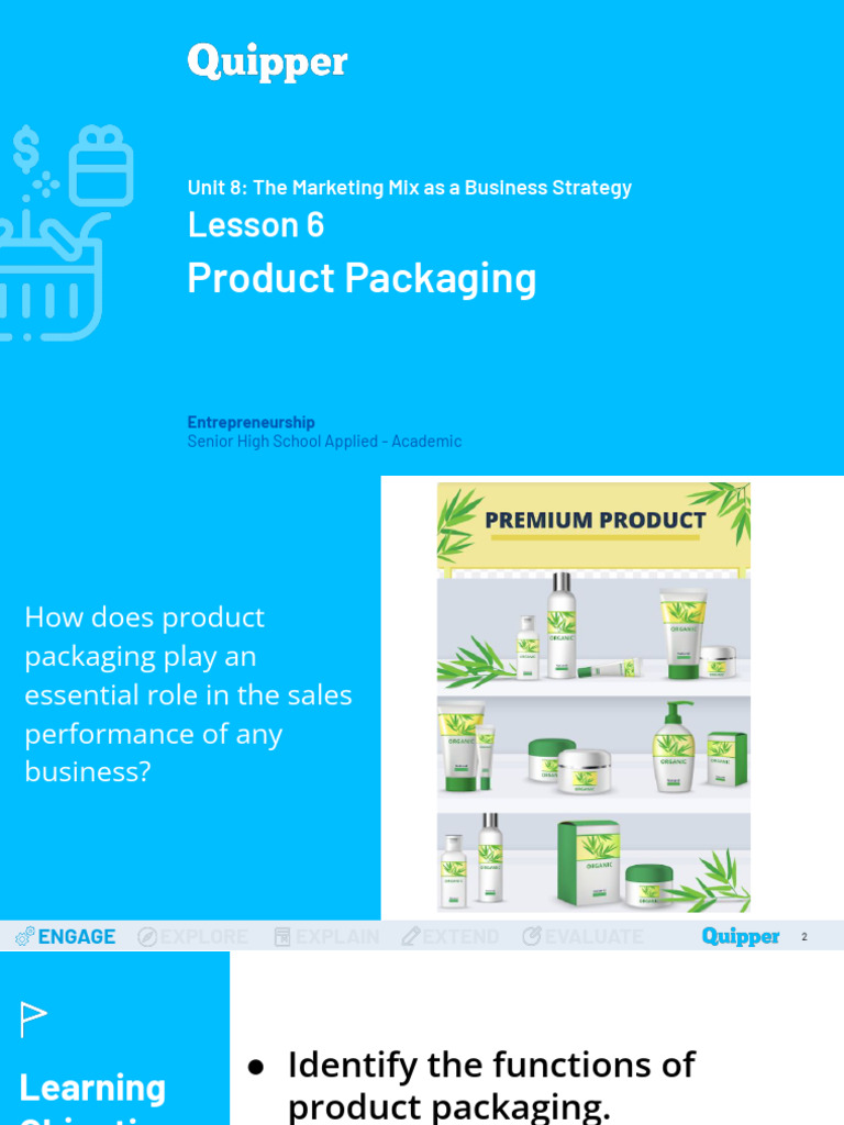ENT PS Unit8 Lesson6 Final | PDF | Marketing | Packaging And Labeling