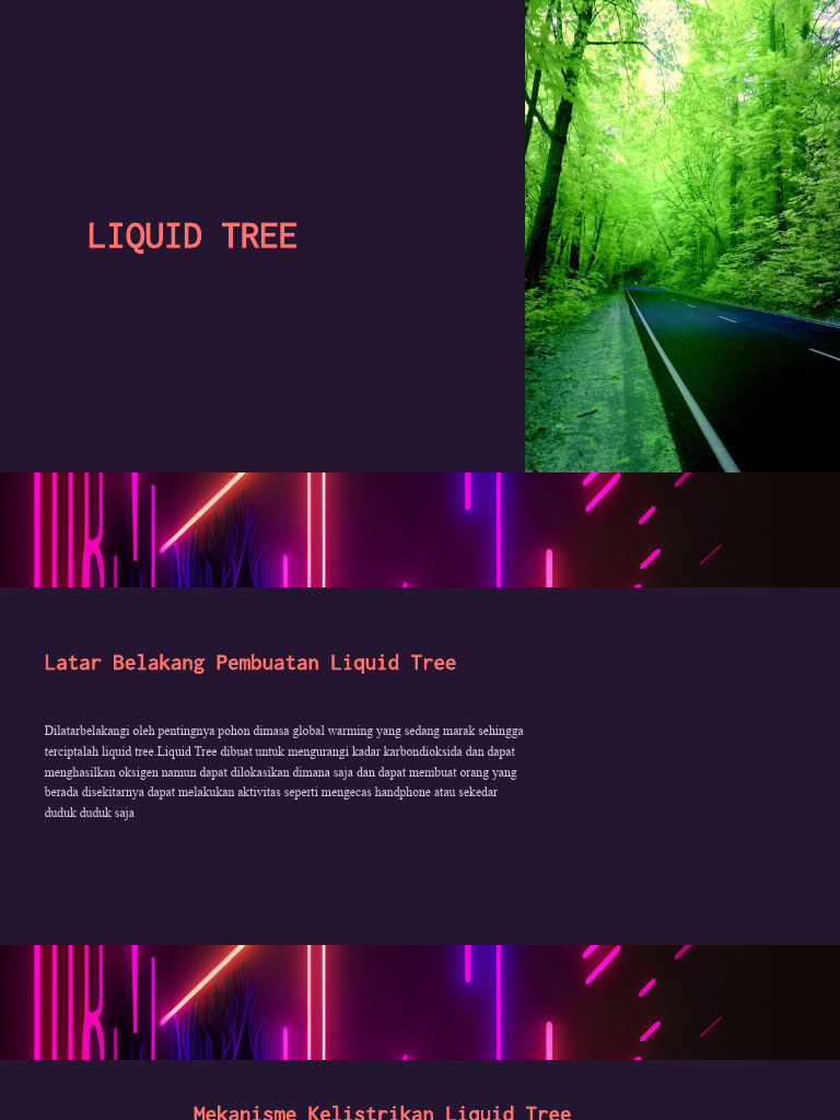 Liquid Tree Menuju Hidup Lebih Hijau Dan Sehat | PDF