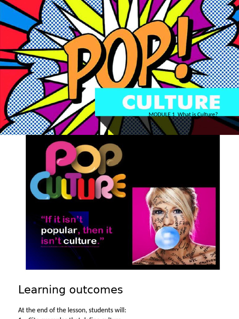 Unit 1 - Popculture | PDF | Popular Culture | Society