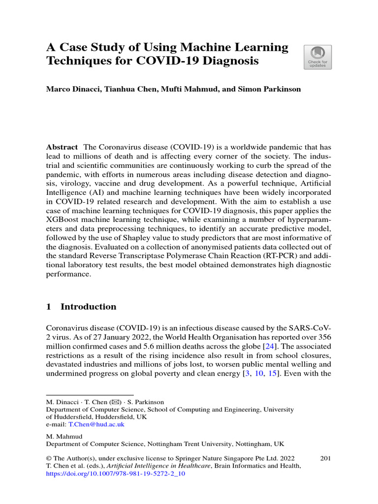 Paper 10-Dinacci2022 | Download Free PDF | Receiver Operating Characteristic | Cross Validation ...