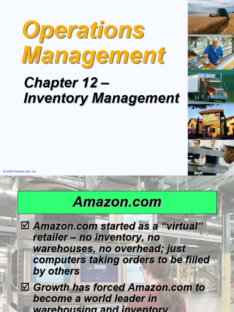 Chapter 12 - Inventory Management | PDF | Business | Inventory