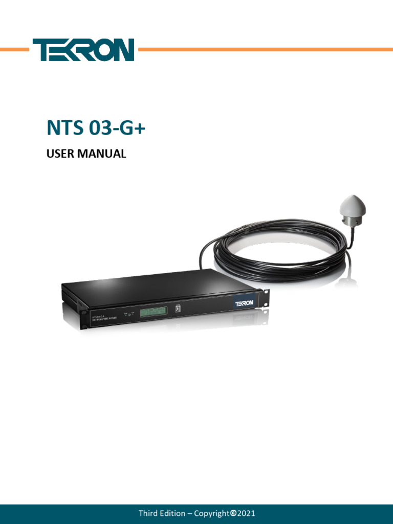 NTS+03-G++Network+Time+Server+User+Manual+v3 8 | PDF | Electrical ...
