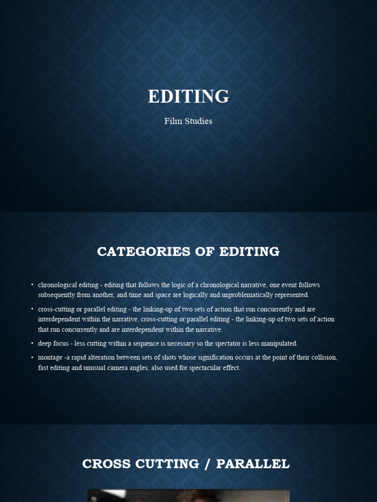 Film Editing | PDF