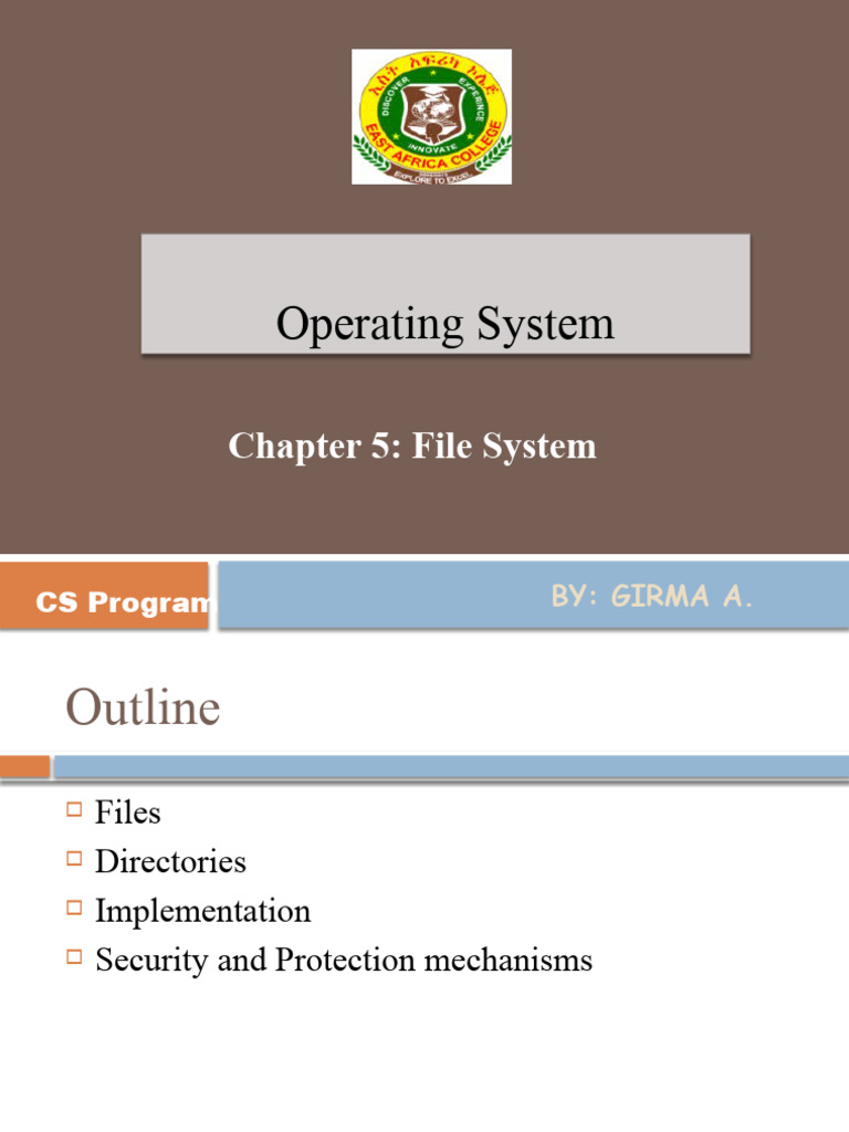 Lecture5 File System | PDF