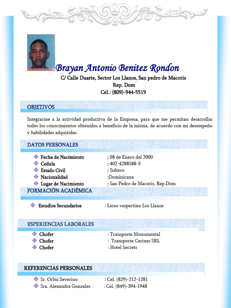 Brayan Antonio Benitez Rondon 1 | PDF