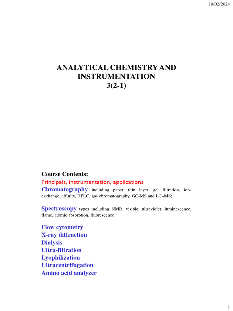 Mid 01 | PDF | Chromatography | Thin Layer Chromatography