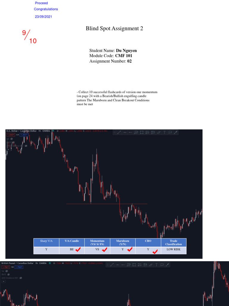 C001M - CMF - 101 - Ass2 - RSub Mark Approved | PDF | Technical Analysis