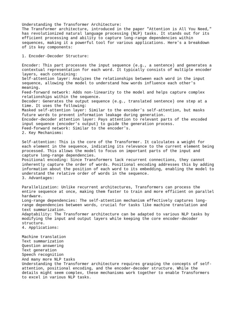 Transformers | PDF | Artificial Intelligence | Intelligence (AI ...