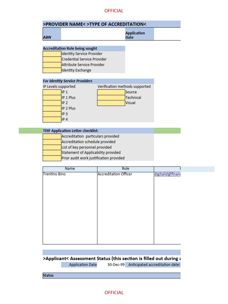 Tdif Accreditation Requirements - Release 4.8 Feb 2023 - Finance | PDF
