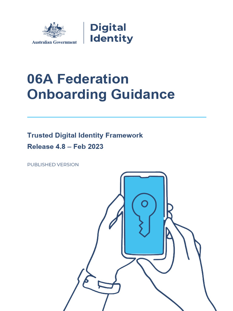 Tdif 06a Federation Onboarding Guidance - Release 4.8 - Finance 1 | PDF ...