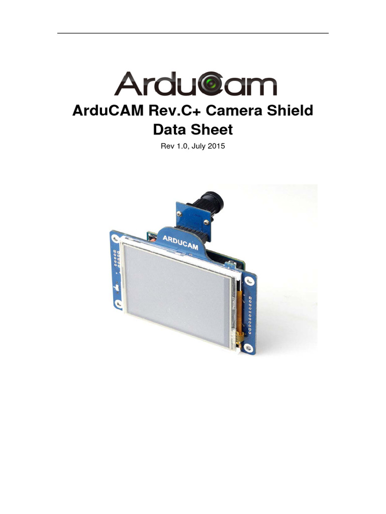 ArduCAM RevC+ Camera Shield DS | PDF