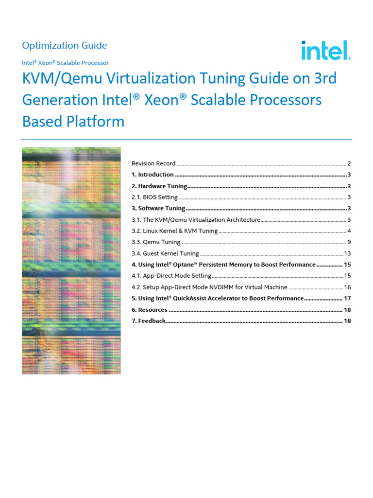 KVM Tuning Guide Icx | PDF | Virtual Machine | Central Processing Unit