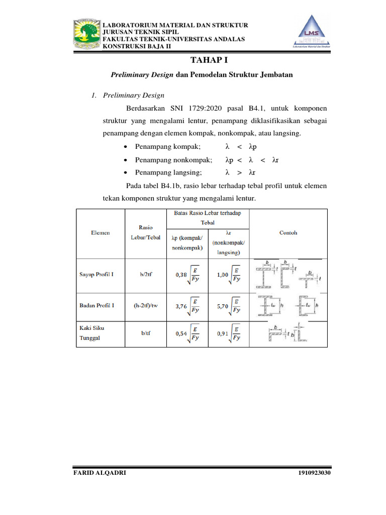 Tahap I: 1. Preliminary Design | PDF