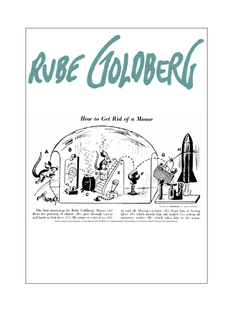 Rube Goldberg Lesson Plans | PDF | Lever | Machines