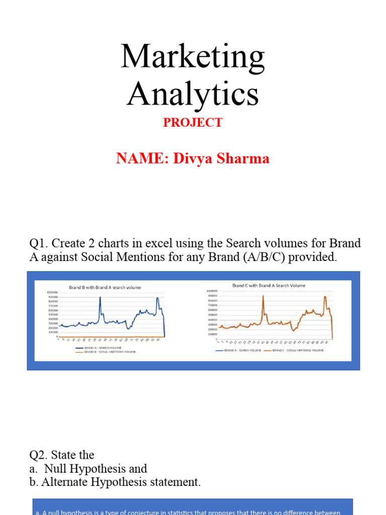 Marketing Analytics Project Overview | PDF