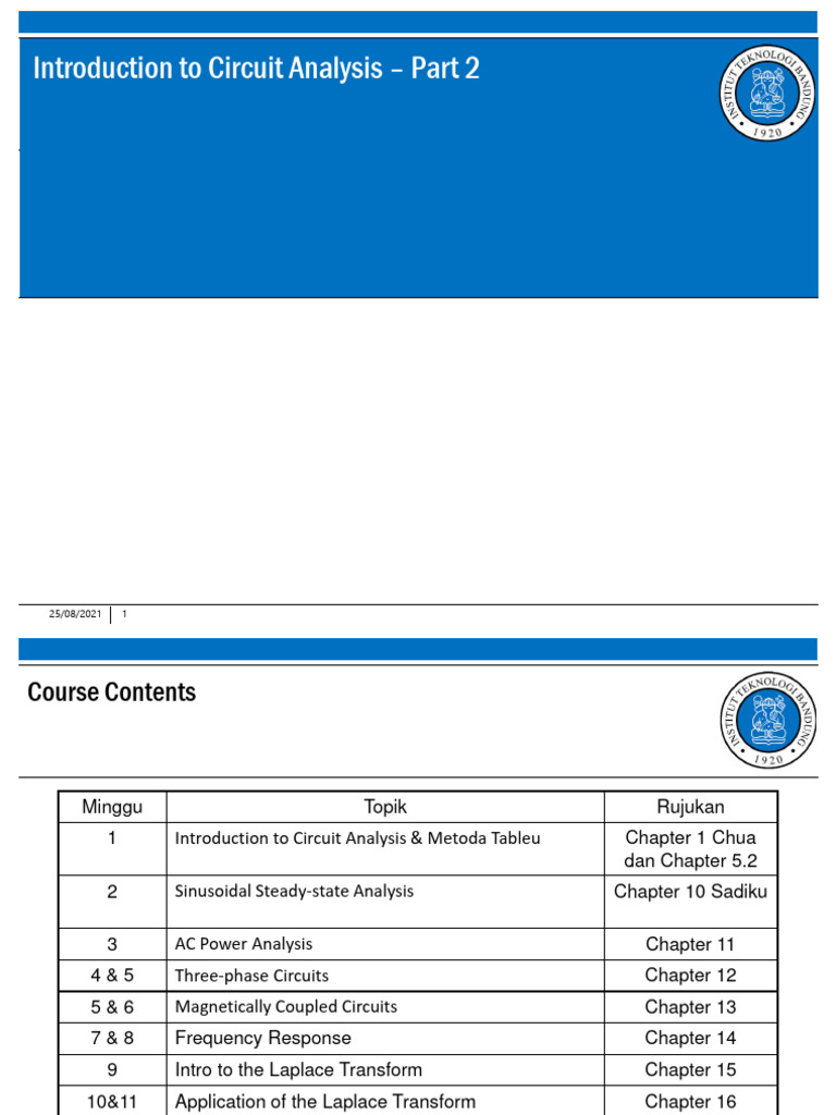 Introduction To Circuit Analysis Part 2 Pdf Network Analysis
