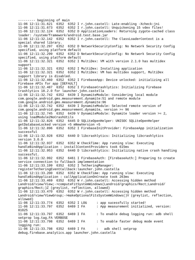 Logcat | PDF | Library (Computing) | Software Development Logcat | PDF | Library (Computing) | Software Development