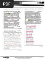 Gateway B2+ Answer Key Overview | PDF | Cognition