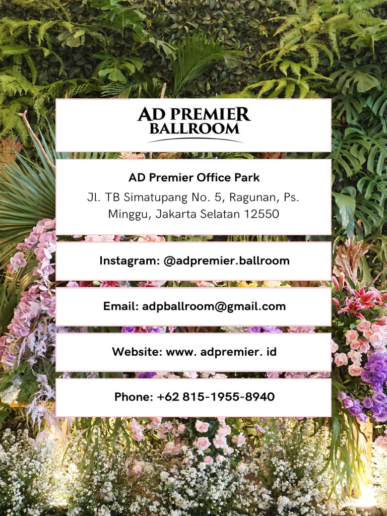 AD Premier Office Park Venue Details | PDF