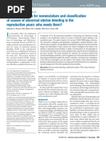 FIGO 2018 AUB Classification Update | PDF | Mammal Female Reproductive System | Gynaecology