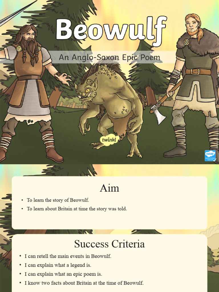Beowulf PowerPoint | PDF | Beowulf | English Folklore