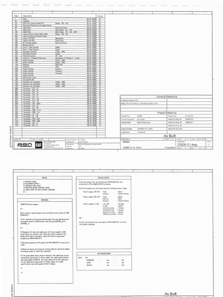 Caterpillar - Drawings | PDF | Electrical Wiring | Power (Physics)