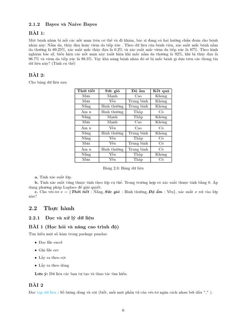 Exercise Machine Learning 1 w2 | PDF