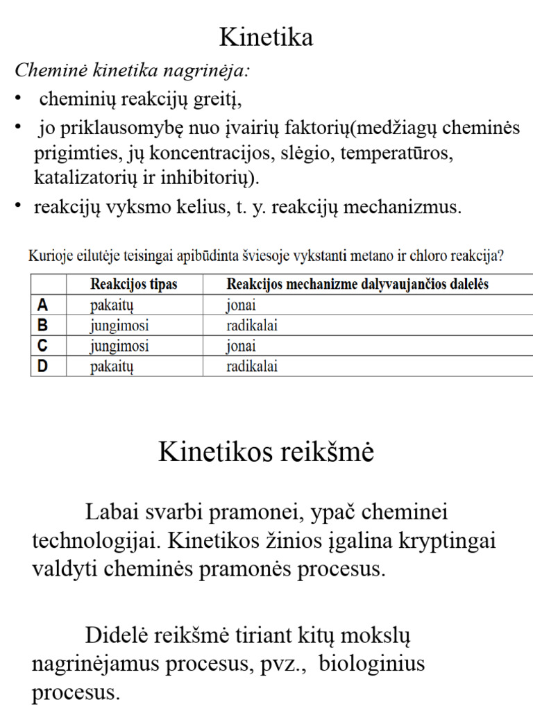 Kinetika 2 | PDF