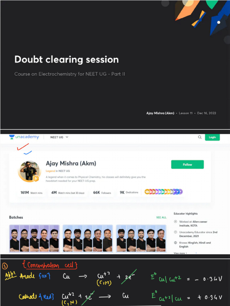 Doubt Clearing Session | PDF
