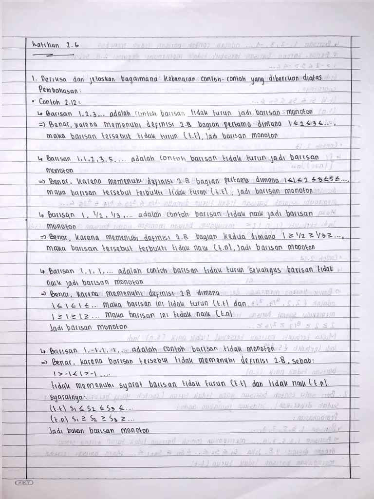 Latihan 2.6 Nuria Amanda | PDF