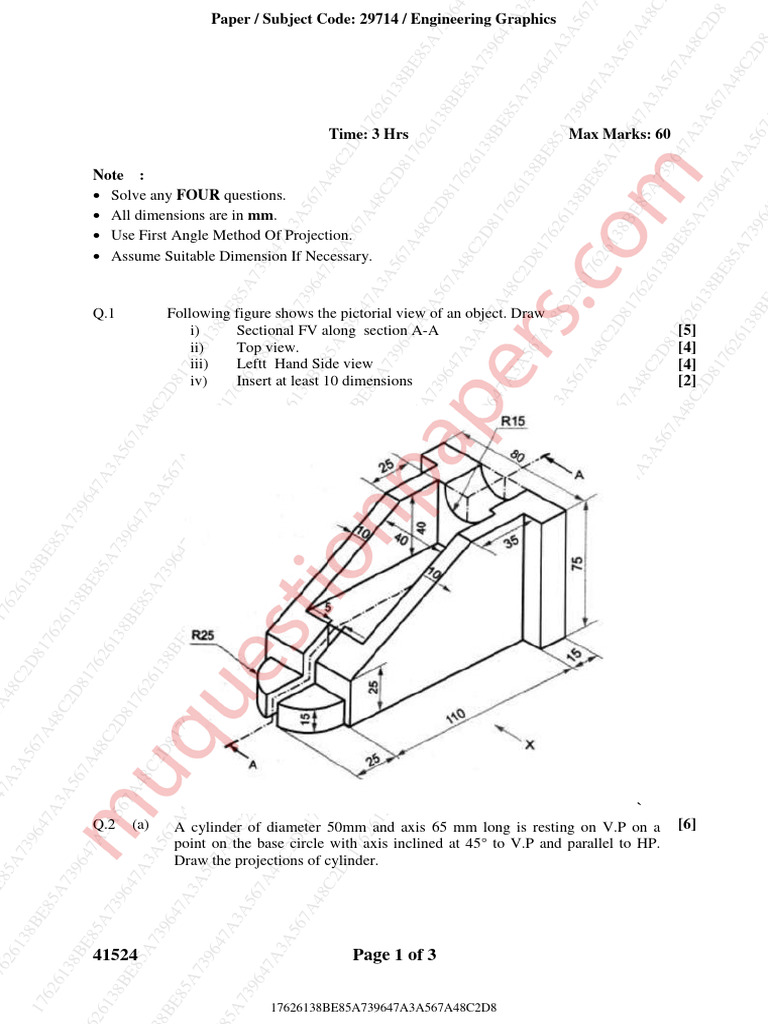 Be - First Year Engineering - Semester 2 - 2023 - December ...