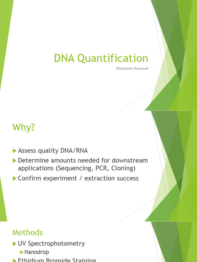 281 DNA Quantification | PDF | Scientific Method | Genetics