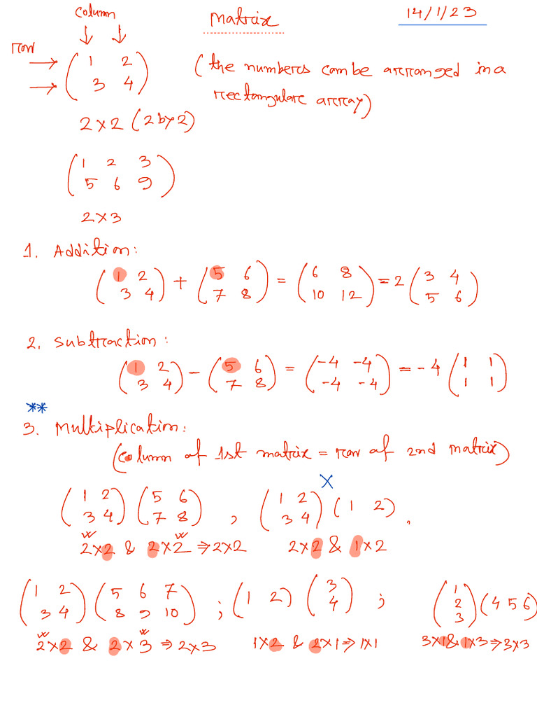 Matrix Matrix Transformations Pdf