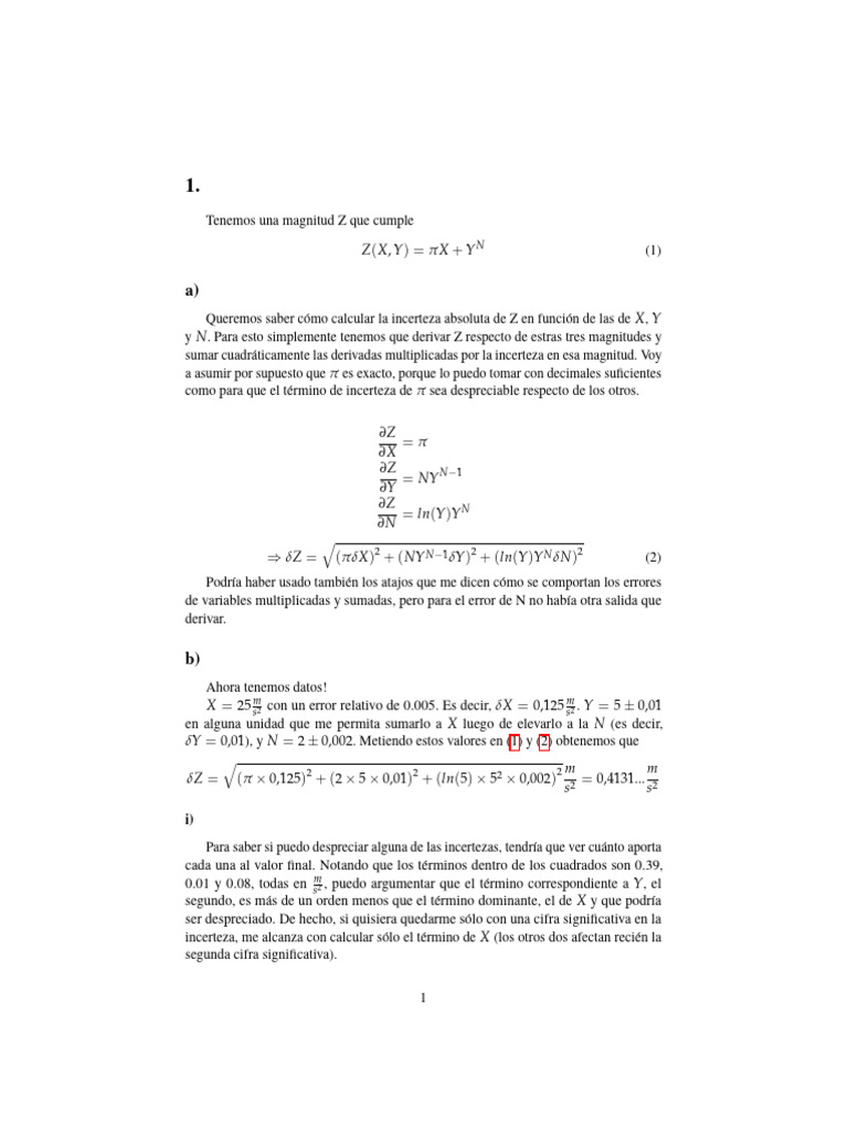 Ejercicio 1 Resuelto Repaso para Primer Parcial (Silvia) Labo 1 | PDF ...