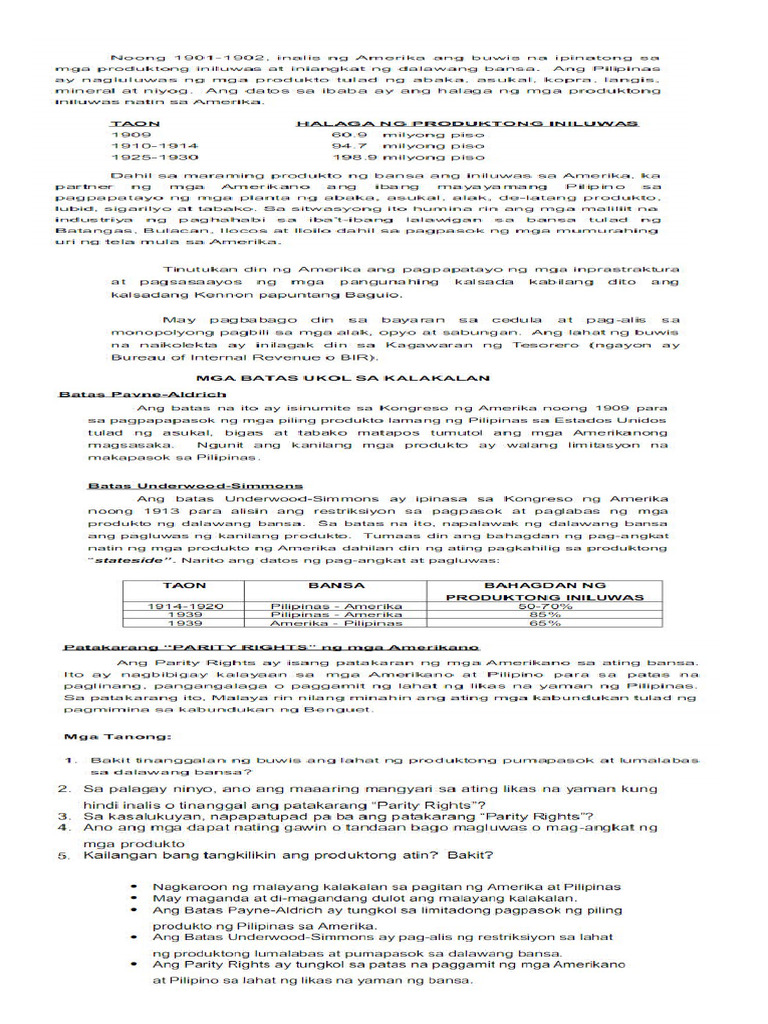 Malayang Kalakalan | PDF