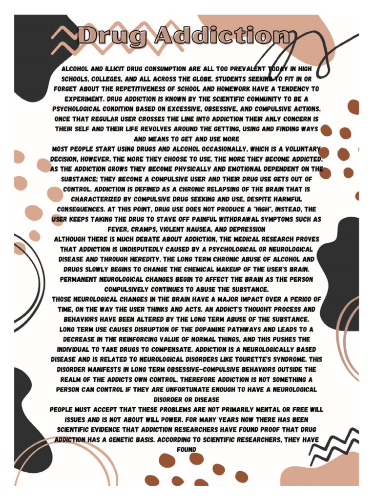 Drug Addiction | PDF