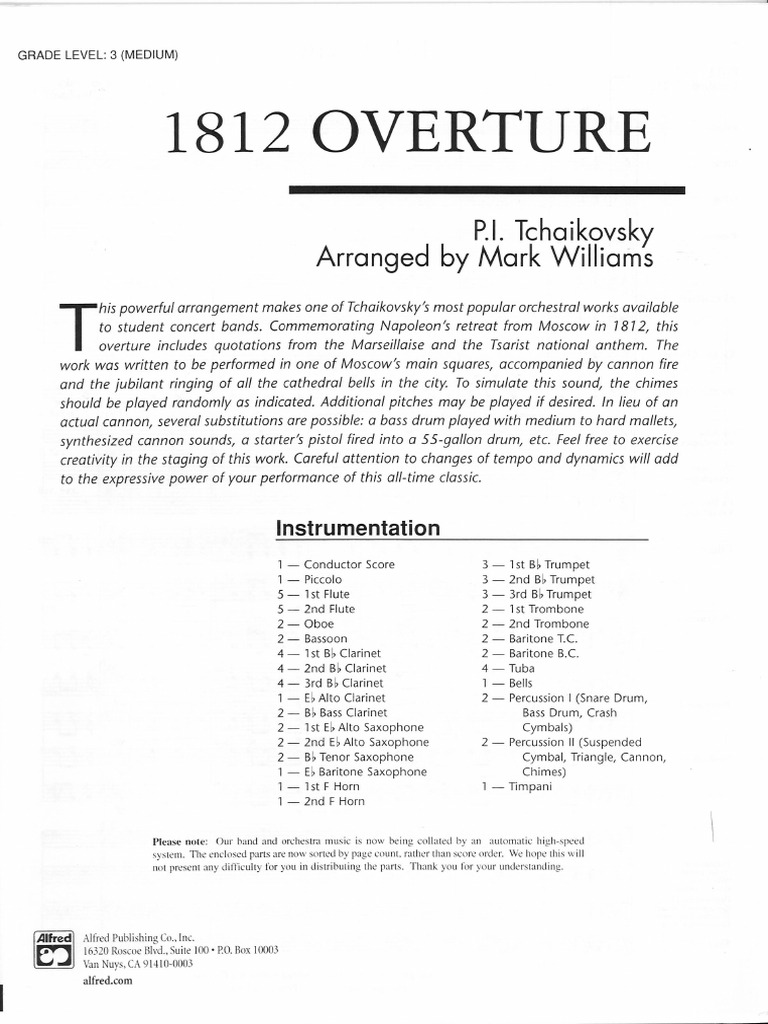 1812 Overture | PDF