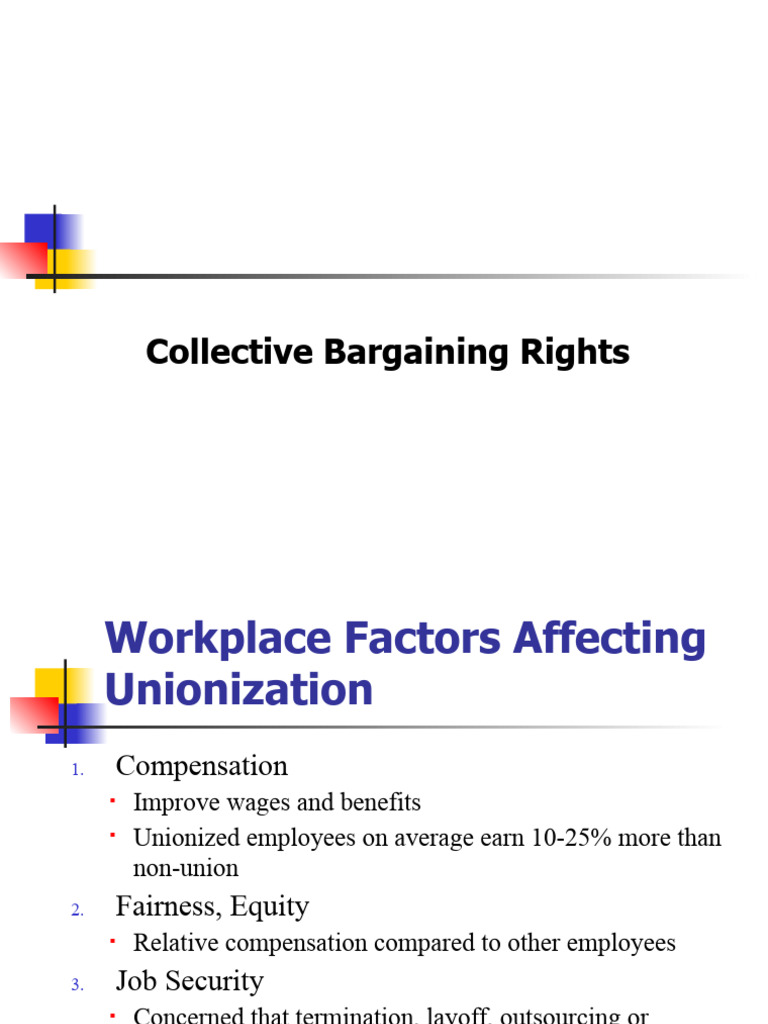 Collective Bargaining Rights | PDF | Employment | Trade Union