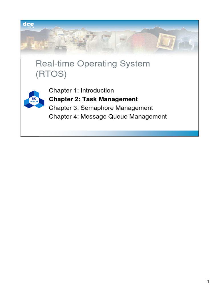Chapter 2 - RTOS | PDF