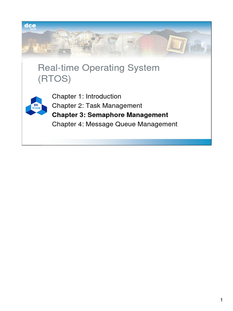 Chapter 3 - RTOS | PDF | Software Engineering | Software Development