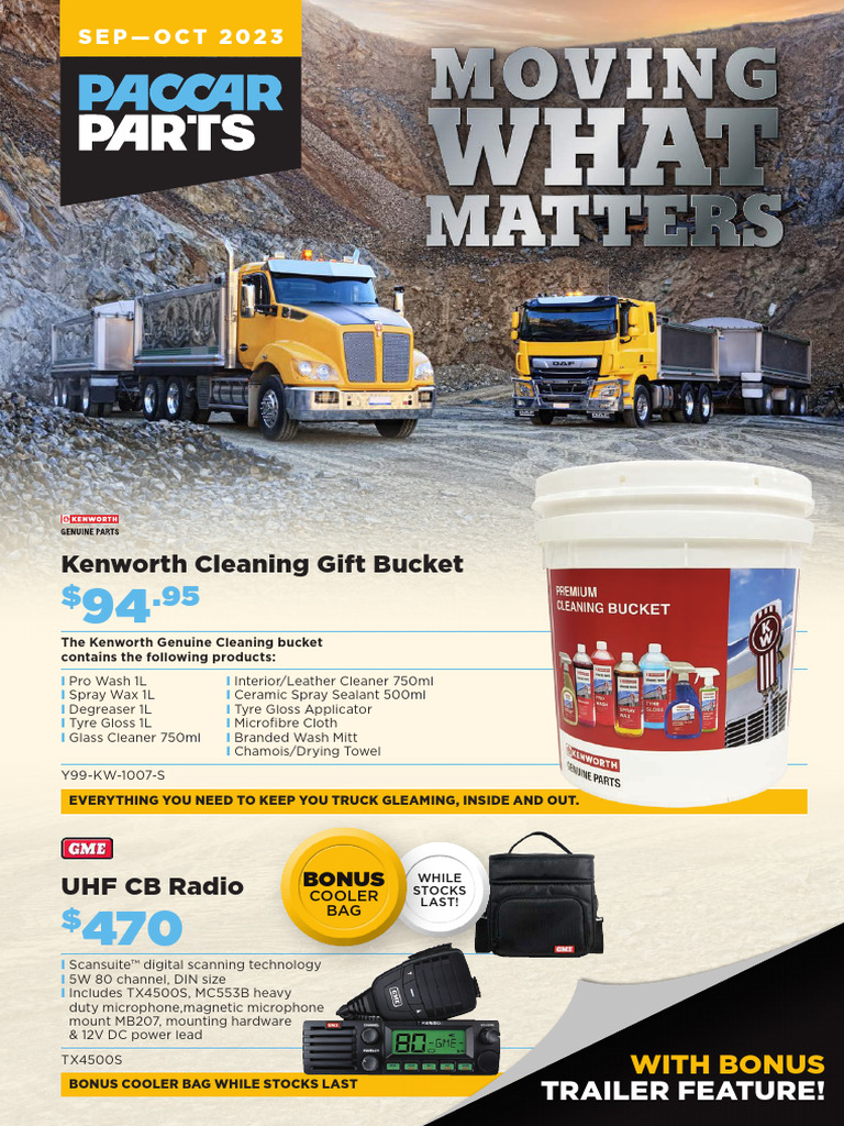 PACCAR Parts TRP Trailer September October 2023 Catalogue | PDF