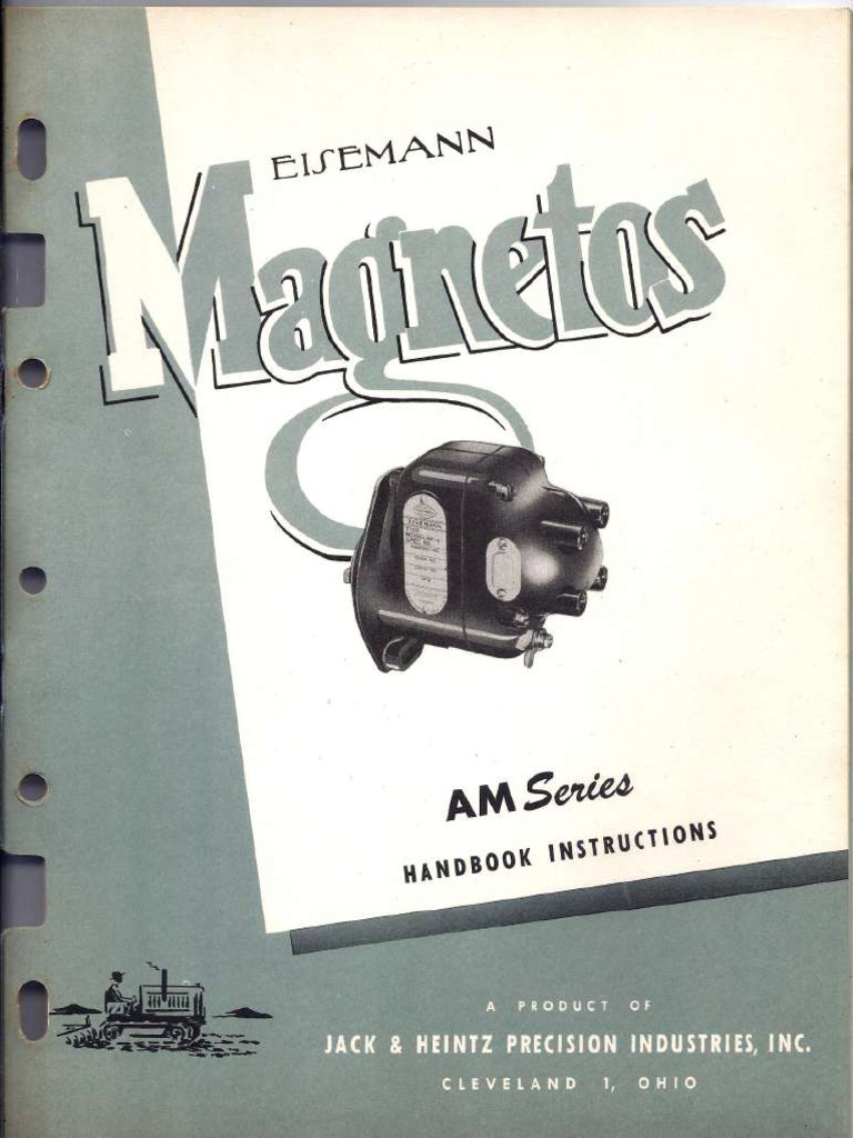 Eisemann AM Magneto Instructions and Parts 1947 | PDF