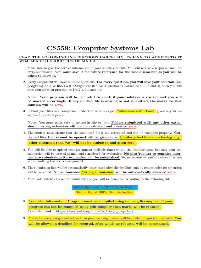 Assignment 1 | PDF | Computer File | Zip (File Format)