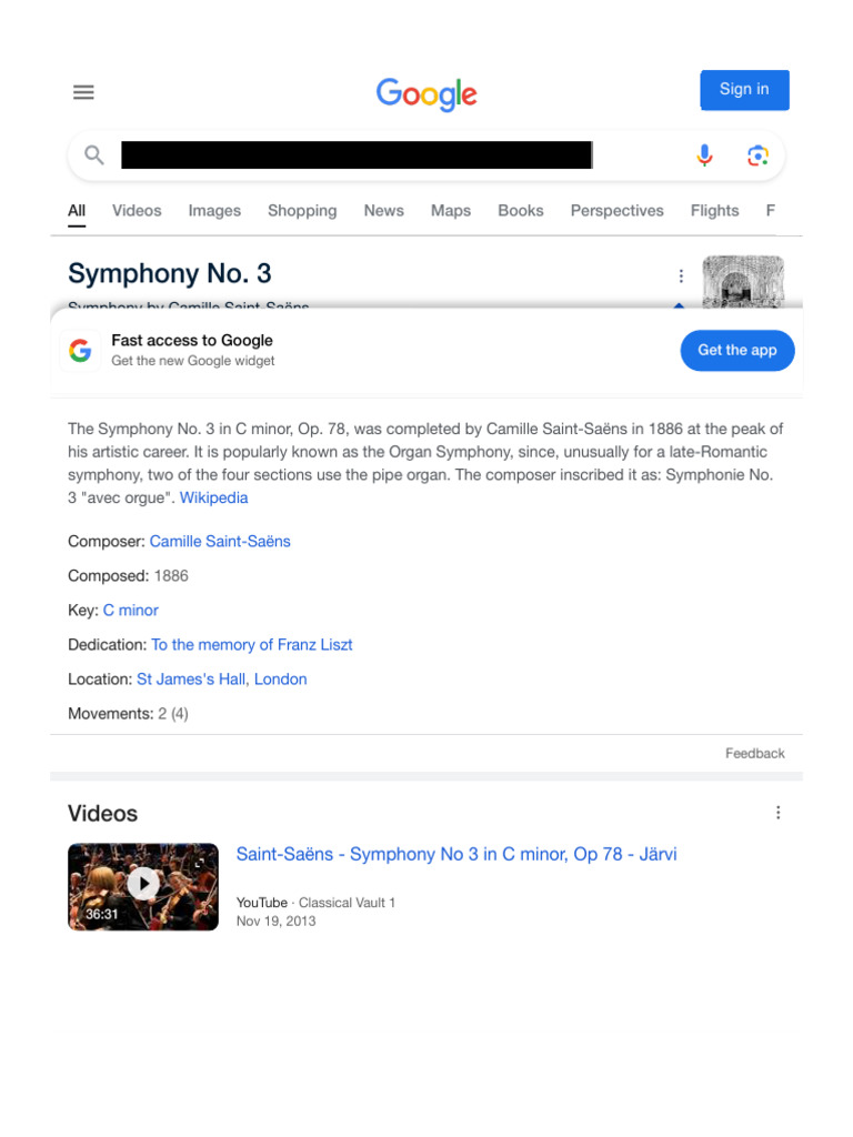 Saint-Saëns Organ Symphony Overview | PDF | Orchestras | Camille Saint ...