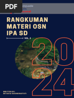Kumpulan Rangkuman Materi Osn IPA SD 2024: Written By: Betavia Kusindrastuti | PDF