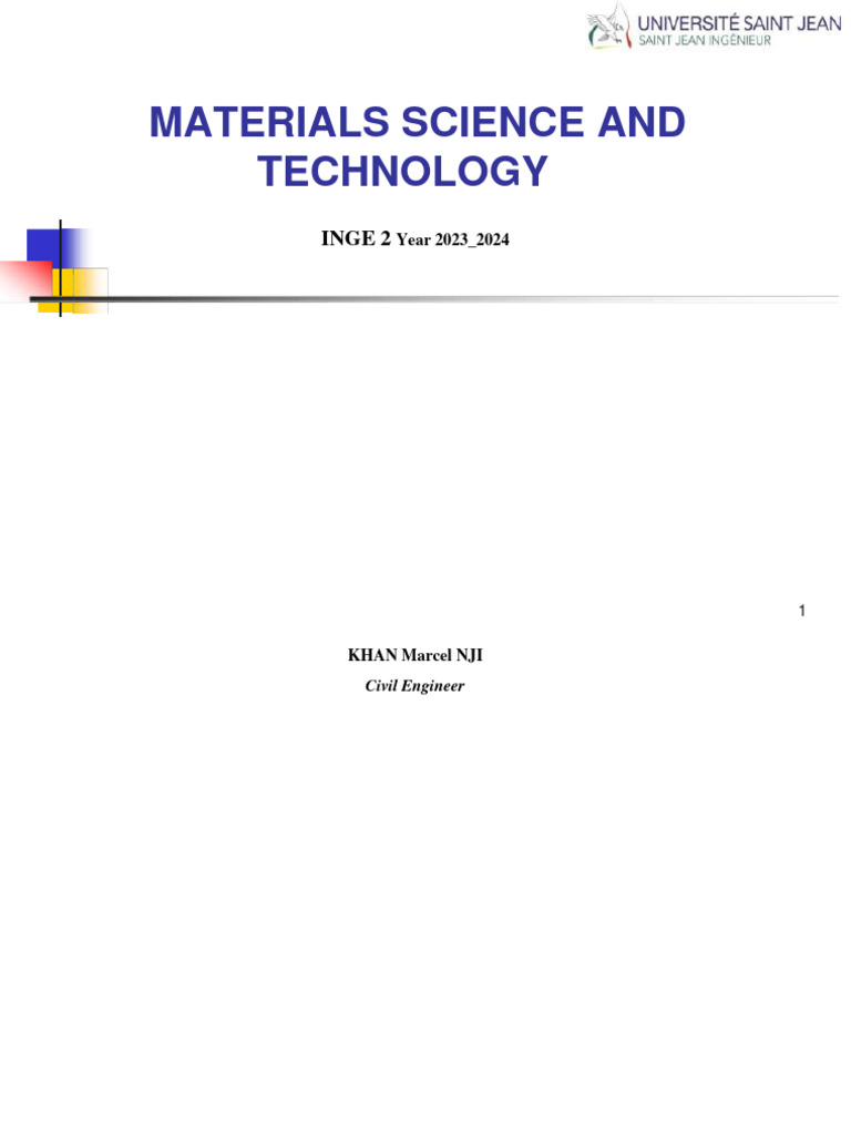 Chap 1 STM 2023 - 2024 - 085253 | PDF